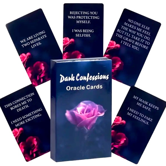 New Age | Games | Dark Confessions Oracle Cards Unveil Hidden Truths ...